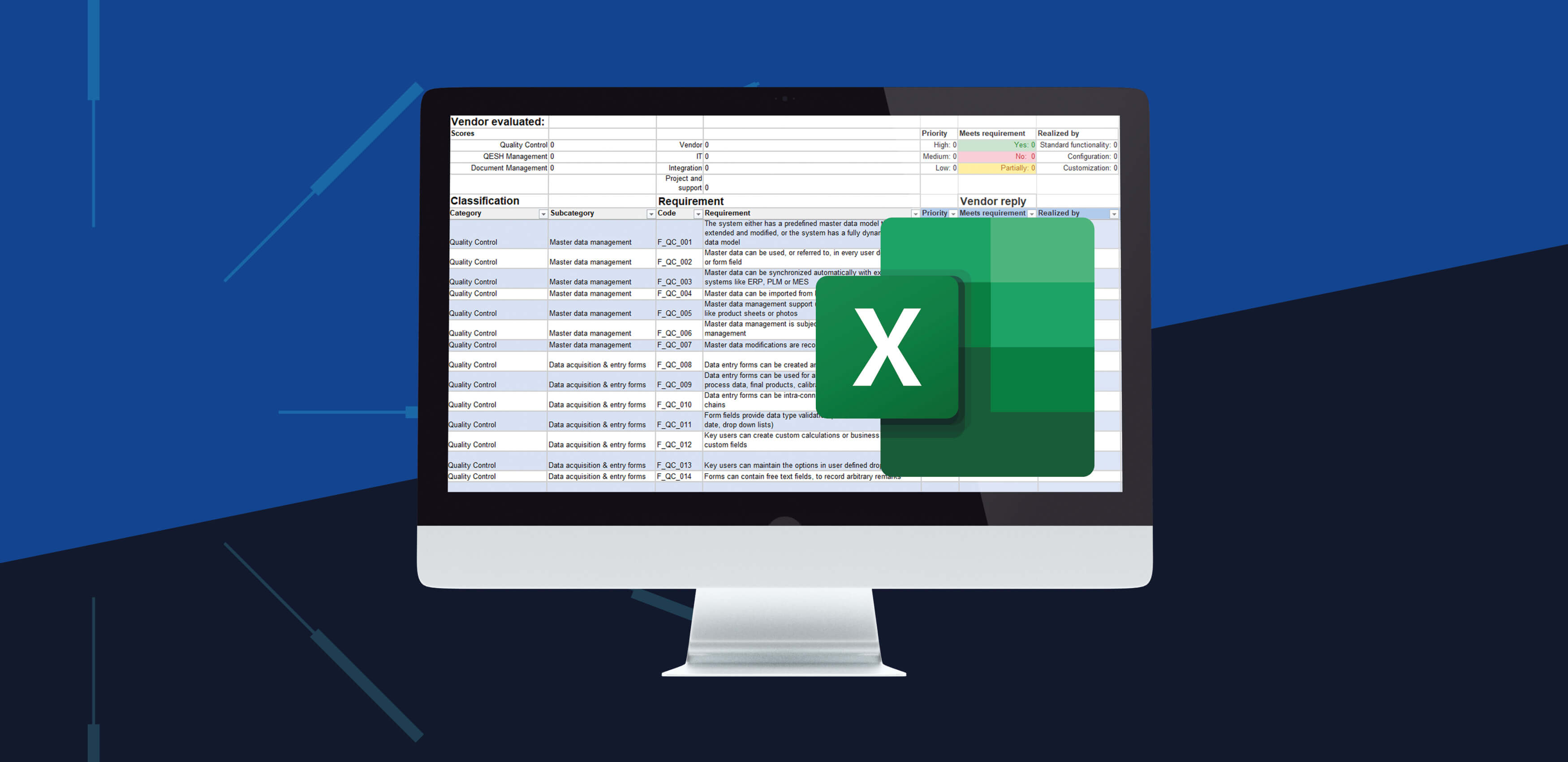 The QMS Vendor Selection Template Compare Quality Management Software The QMS Vendor Selection Template Compare Quality Management Software